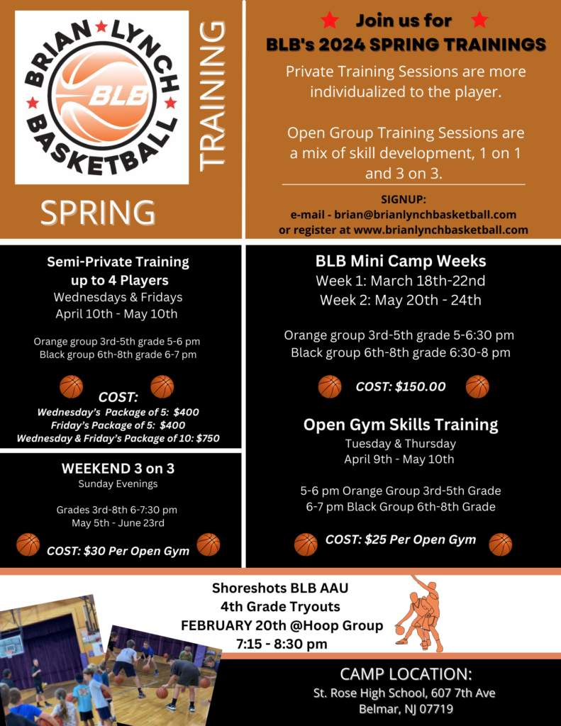 Spring Trainings – Brian Lynch Basketball